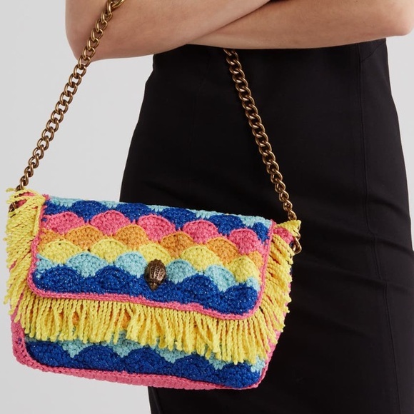 Kurt Geiger | Bags | Kurt Geiger Jumbo Crochet Kensington | Poshmark